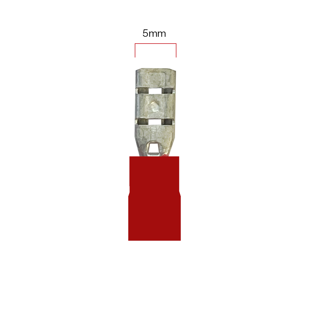 5.0mm Female Terminal - Red (WT.20) | From Co-Star